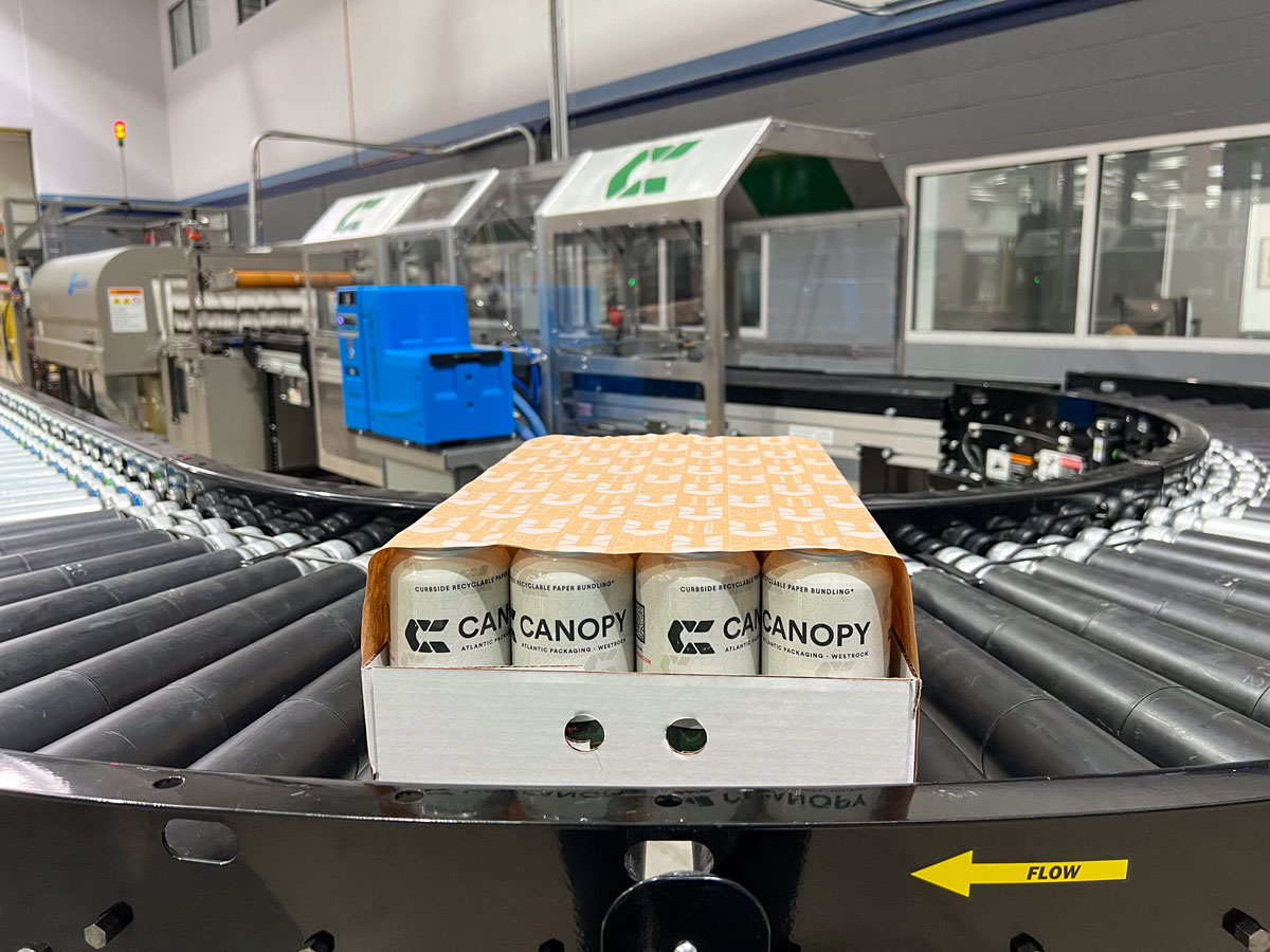 Canopy™ Wrap Curbside Recyclable Bundling - Atlantic Packaging