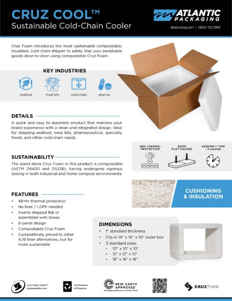 Cruz Foam, Sustainable Foam Packaging - Atlantic Packaging