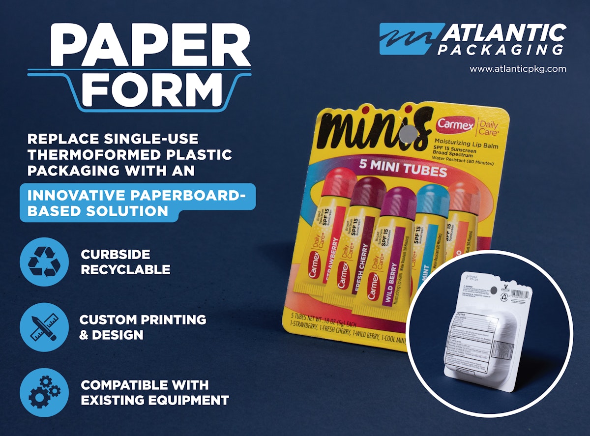 Paper-based Blister Packs Highlighted in Packaging World - Atlantic Packaging